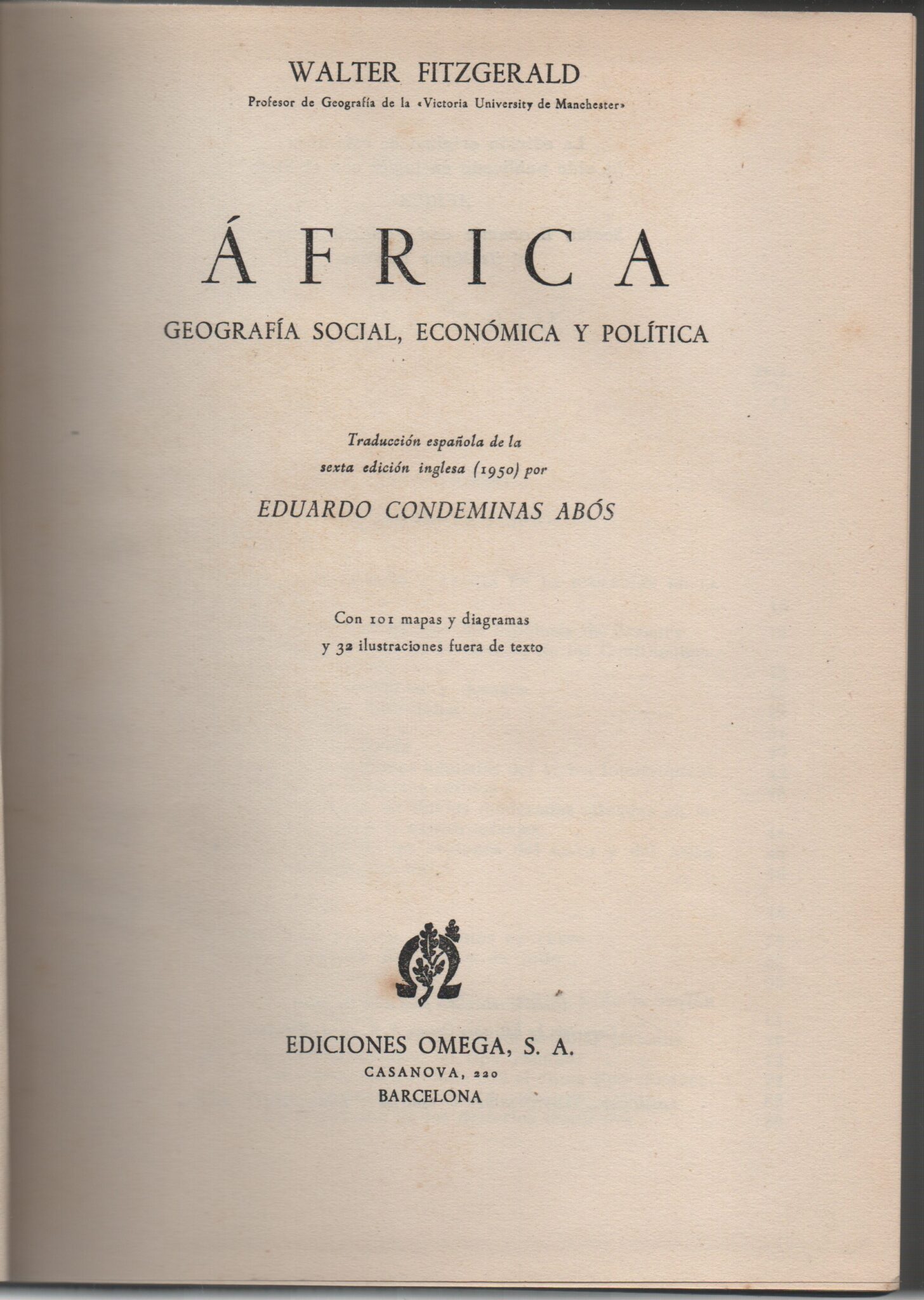 ÁFRICA : Geografia Social, Económica y Politica * Walter Fitzgerald ...